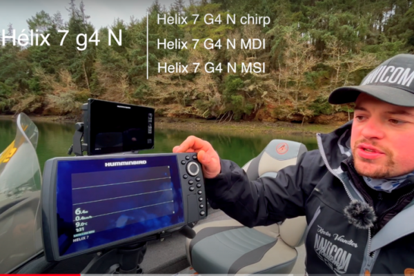 The Humminbird Helix 7G4N echo sounder and its features